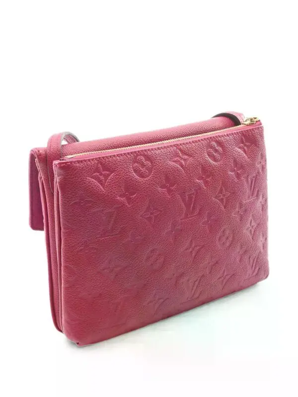 LOUIS VUITTON Monogram Empreinte Leather Cross Body Bag - Purple