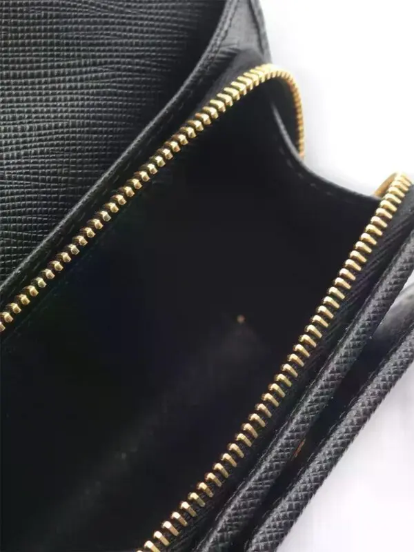 Prada 2020s Saffiano Metal Trifold Wallet