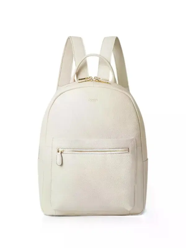 OSPREY The Adaline Grained Leather Backpack - Neutrals