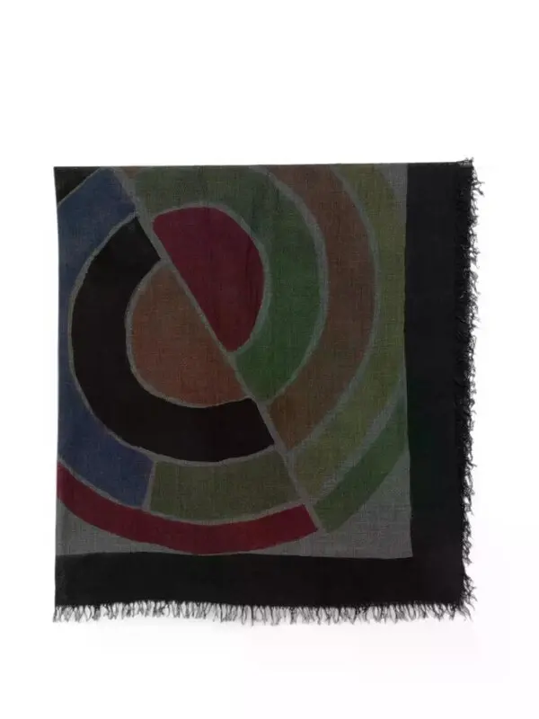 Faliero Sarti Leika Geometric-print Scarf