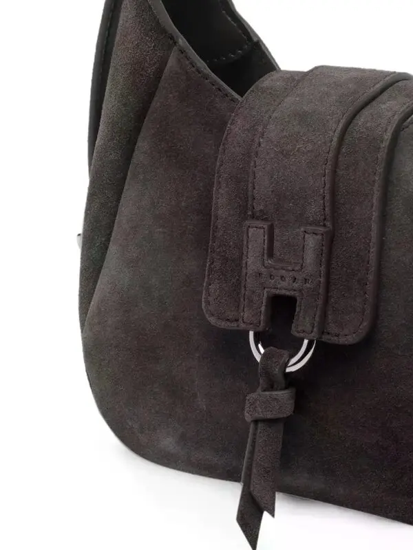 Hogan Suede Leather Shoulder Bag