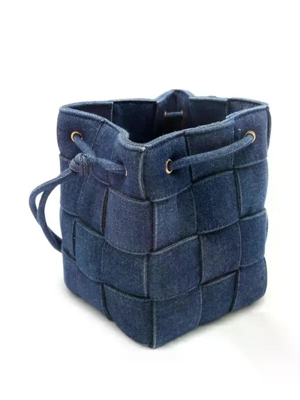 Bottega Veneta Small Cassette Bucket Bag - Blue