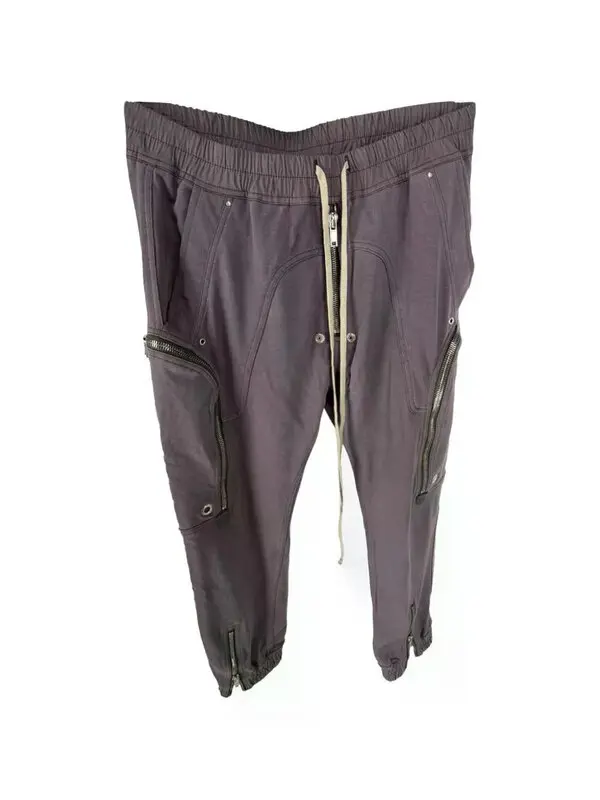 Rick Owens Bauhaus Tapered Track Pants - Purple
