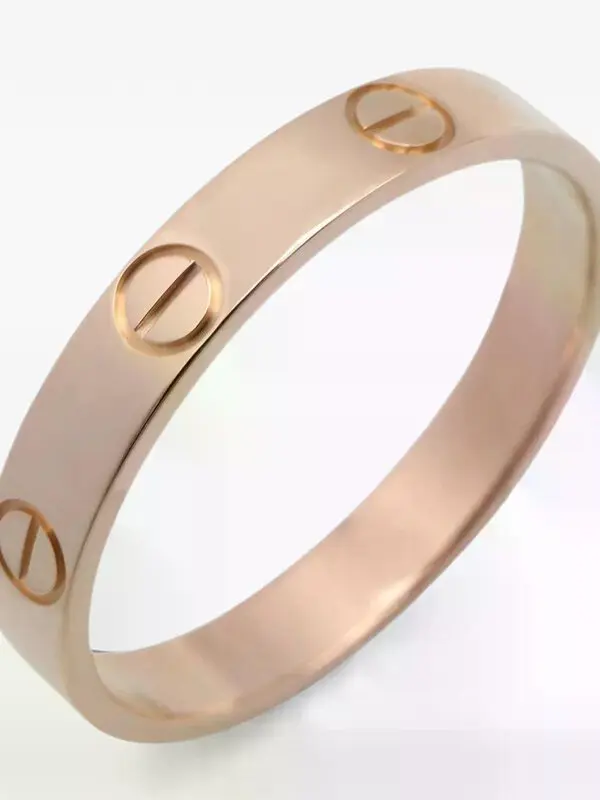 Cartier 18k Rose Gold Love Ring - Pink