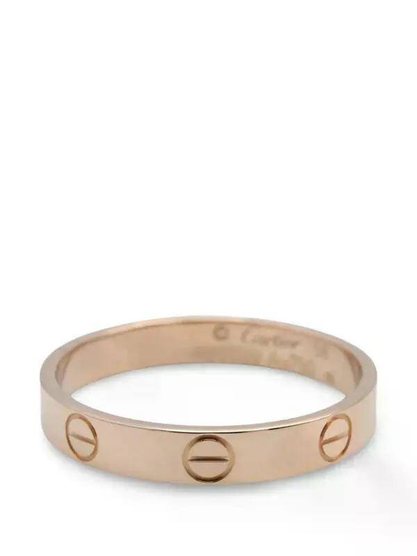 Cartier 18k Rose Gold Love Ring - Pink