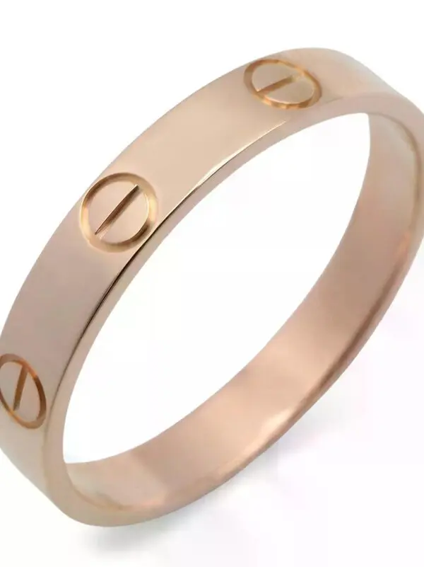 Cartier 18k Rose Gold Love Ring - Pink