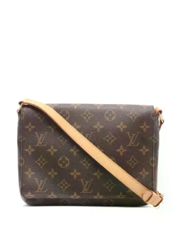 LOUIS VUITTON Monogram Canvas Musette Tango Shoulder Bag - Brown