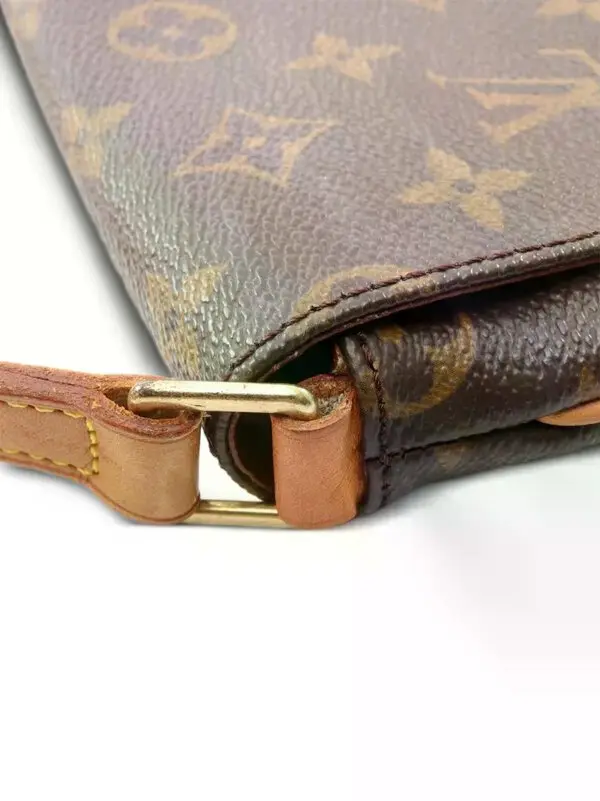 LOUIS VUITTON 2002 Musette Tango Monogram Shoulder Bag - Brown