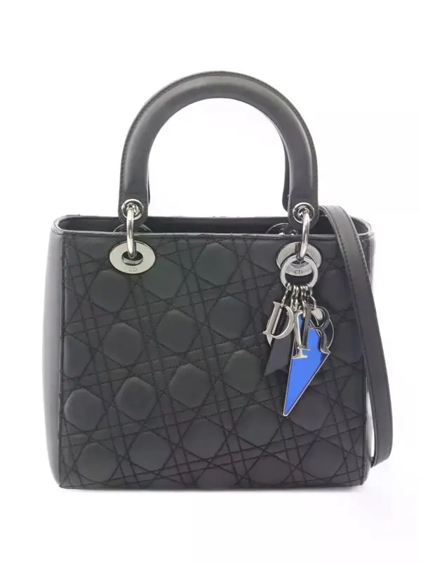 Dior Lady Cannage Handbag - Black