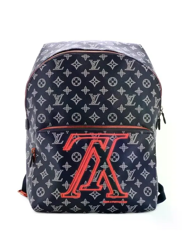 LOUIS VUITTON Apollo Limited Edition Upside Down Monogram Ink Backpack - Blue