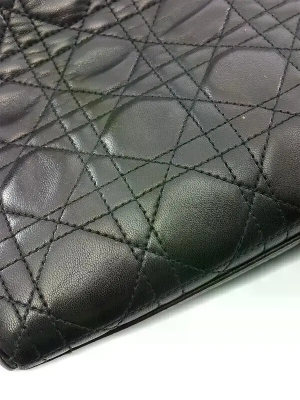 Dior 2000s Lady Cannage Handbag - Black