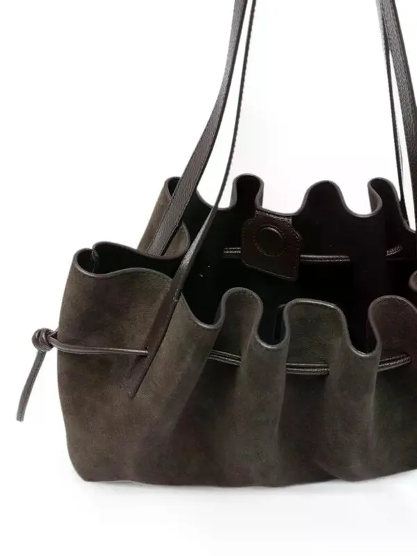 Yuzefi Scallop Shoulder Bag - Brown