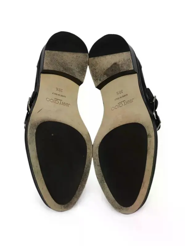 JIMMY CHOO Studded Monk Strap Shoes