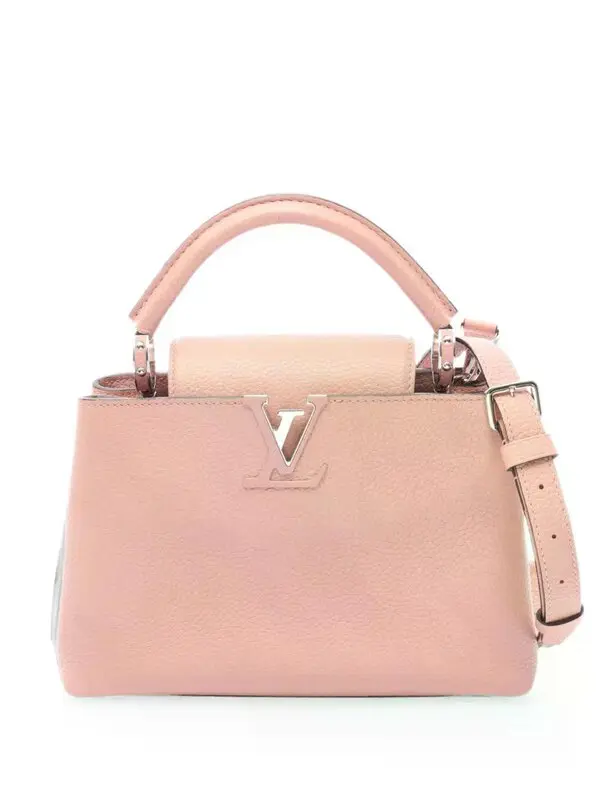 LOUIS VUITTON 2017 Capucines Bb Handbag - Pink