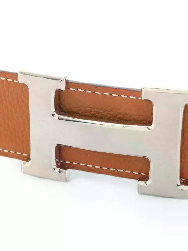 Hermès 2010s Constance Reversible Leather Belt
