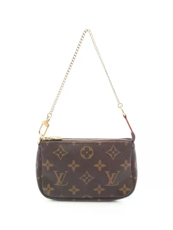 LOUIS VUITTON Pochette Monogram Shoulder Bag - Brown