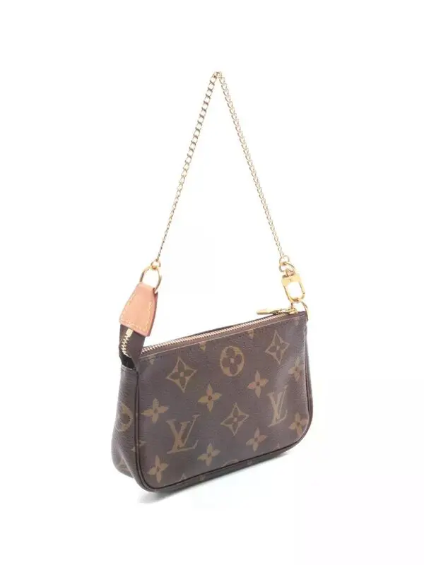 LOUIS VUITTON Pochette Monogram Shoulder Bag - Brown