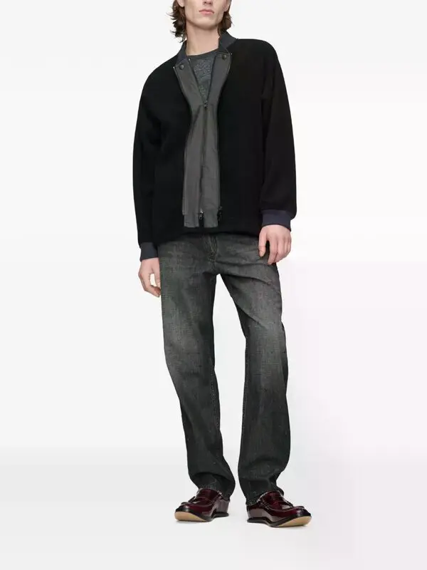 MAISON MARGIELA Double-zipper Raglan-sleeve Bomber Jacket