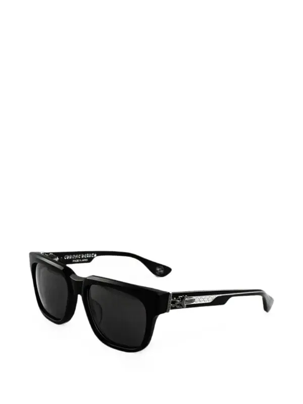 Chrome Hearts Rectangle Frame Sunglasses - Black