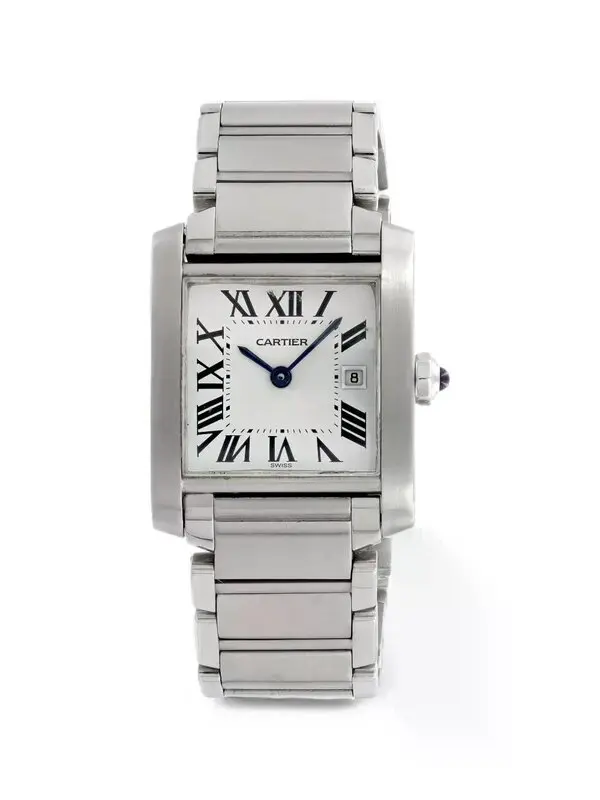 Cartier Tank Française 30mm Watch - White