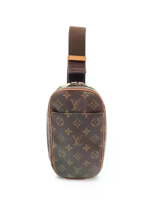LOUIS VUITTON 2004 Pochette Gange Monogram Messenger Bag - Brown