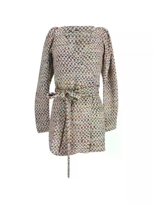 ROTATE BY BIRGER CHRISTENSEN Bridget Mini Dress - Neutrals