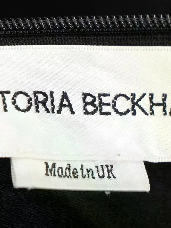 Victoria Beckham Lace-detail Belted Midi Dress