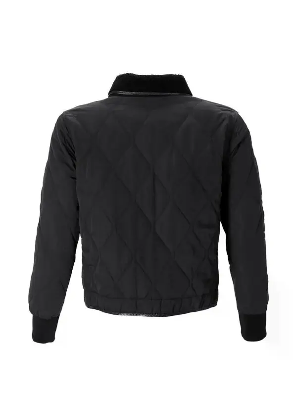 TOM FORD Leather-trimmed Quilted Jacket