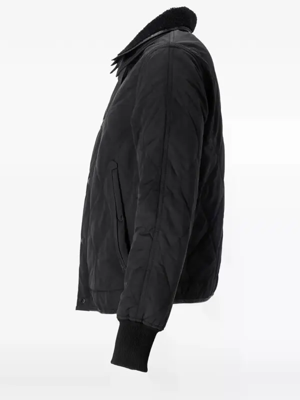 TOM FORD Leather-trimmed Quilted Jacket