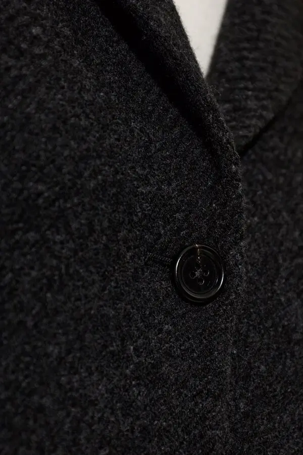 JIL SANDER Wool Blazer With Herringbone Pattern