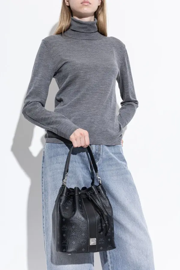 Mcm Dessau" Monogram Bucket Bag