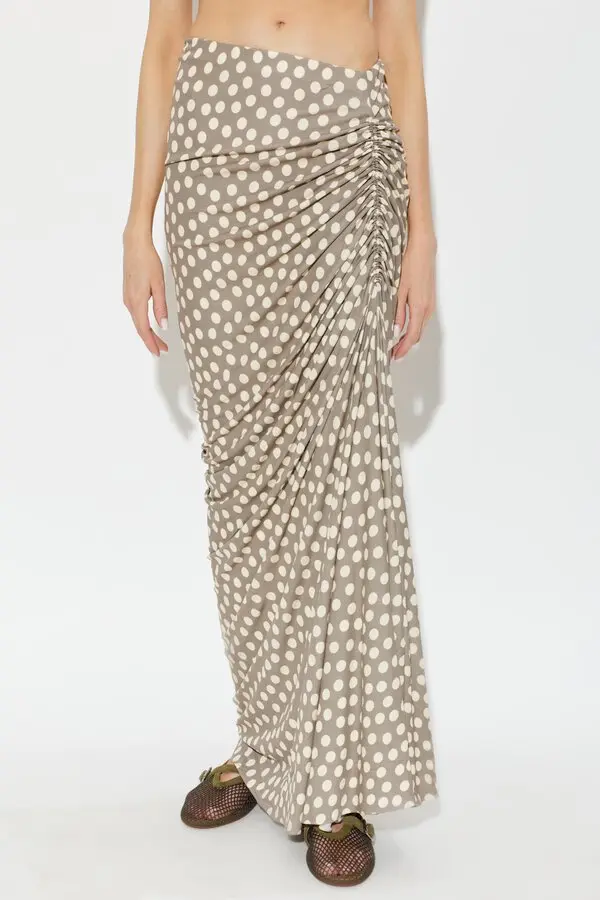 Alaïa Polka Dot Skirt