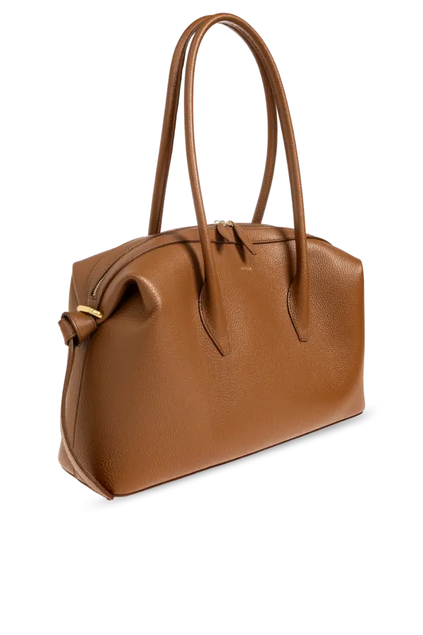 Yuzefi Brioche Duffle Bag In Top-grain Leather
