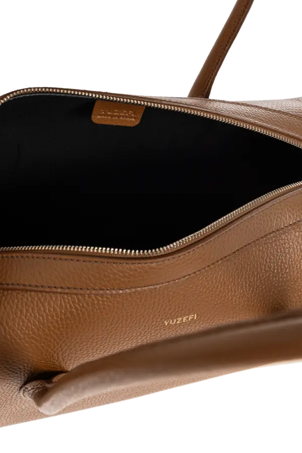 Yuzefi Brioche Duffle Bag In Top-grain Leather