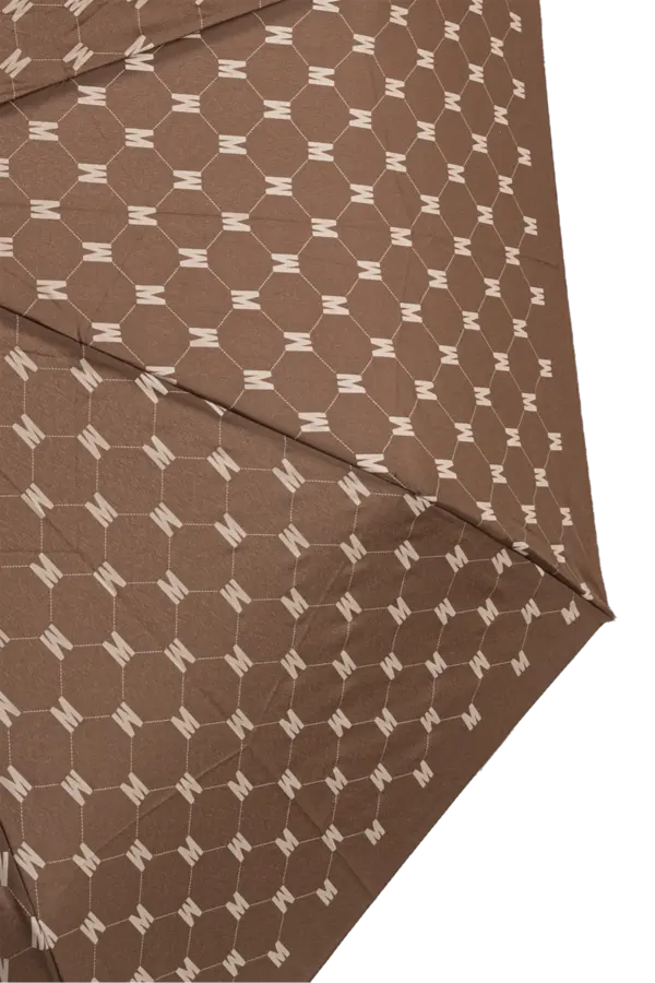 Moschino Folding Umbrella With Monogram