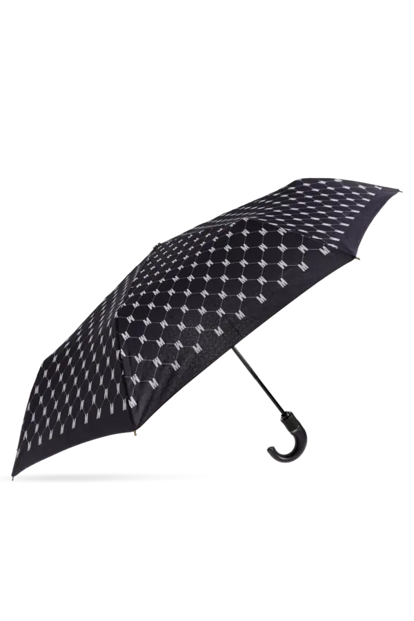 Moschino Folding Umbrella With Monogram