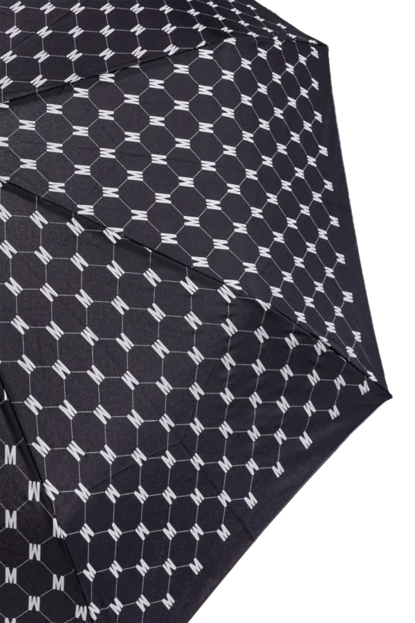 Moschino Folding Umbrella With Monogram