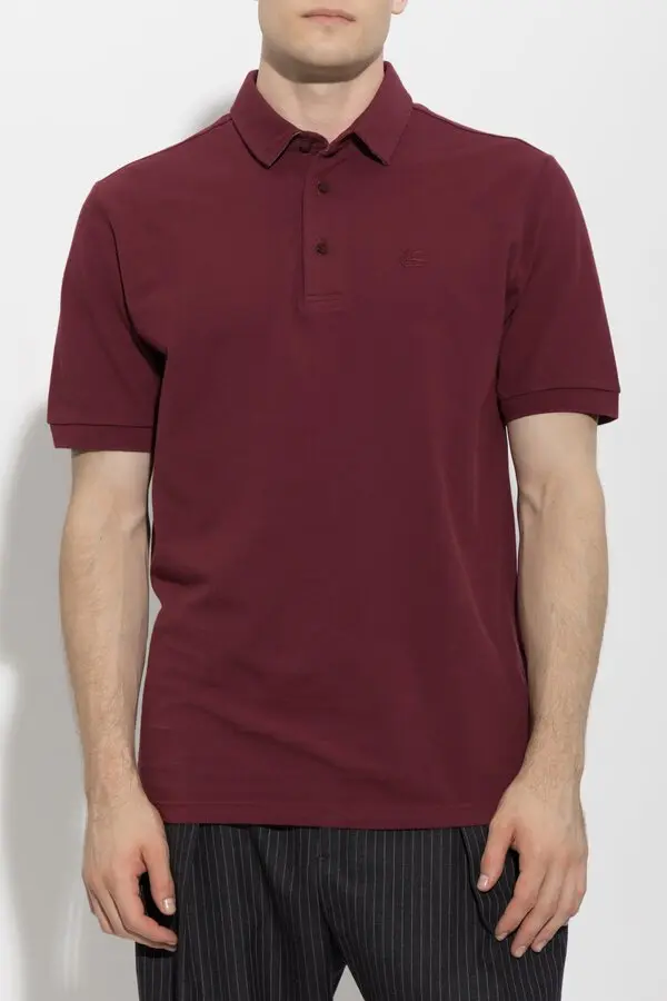 Etro Polo With Embroidered Logo