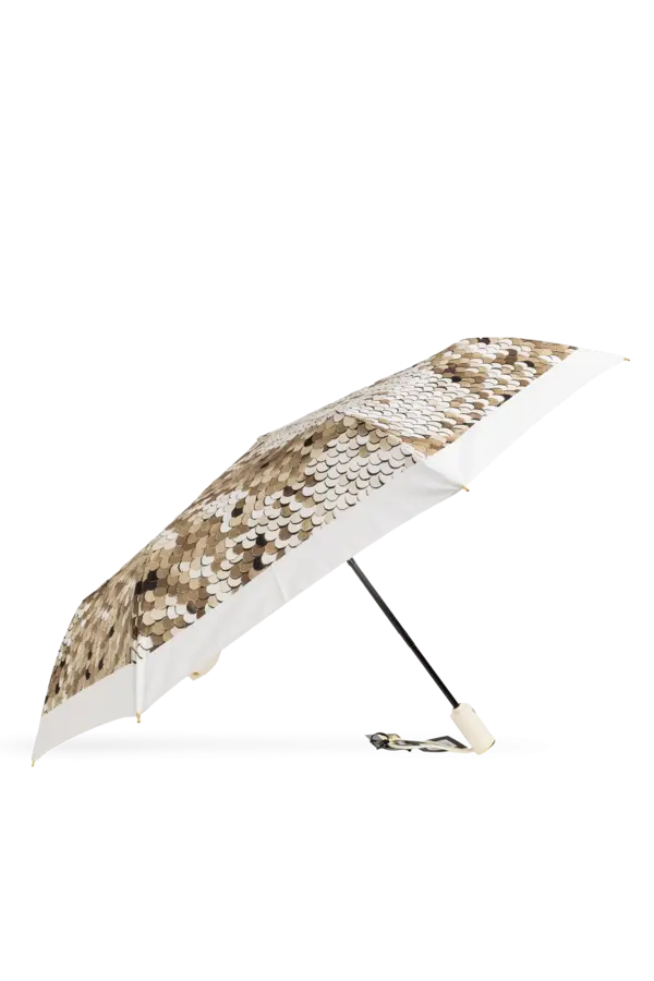 Moschino Folding Umbrella With Print