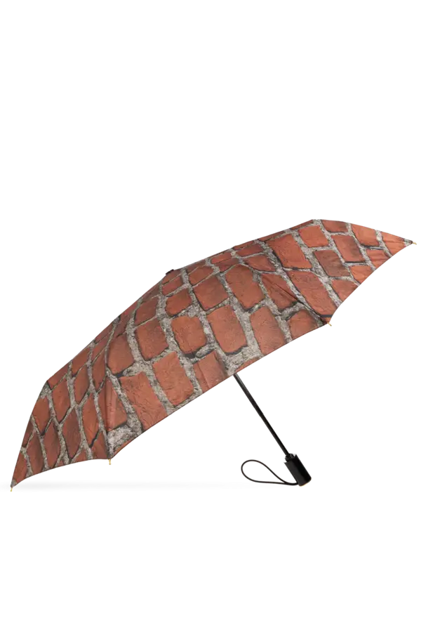Moschino Folding Umbrella With Print