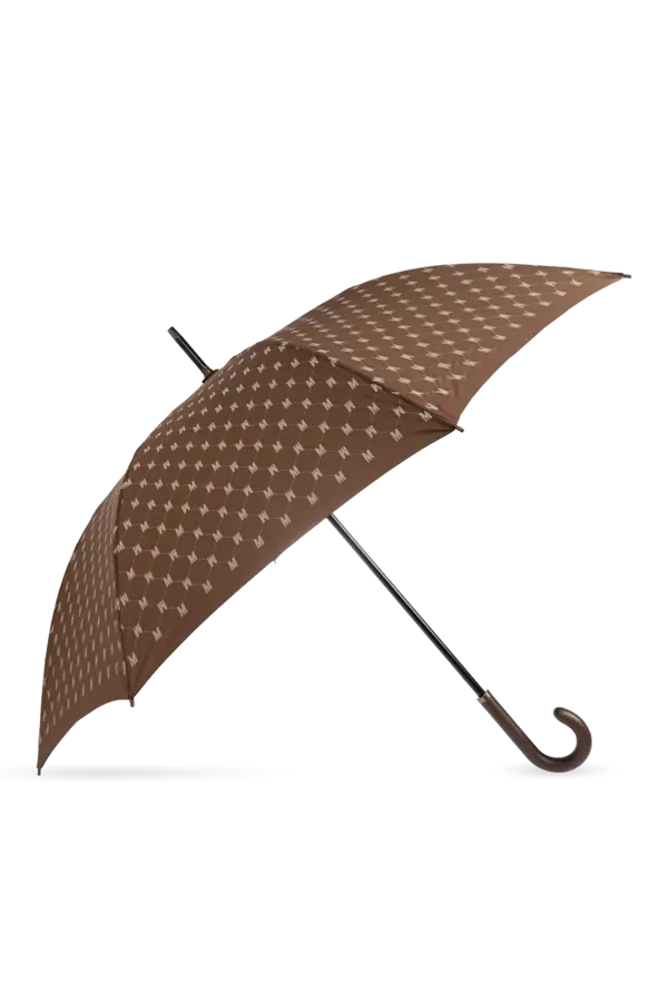 Moschino Parasol With Monogram - Brown