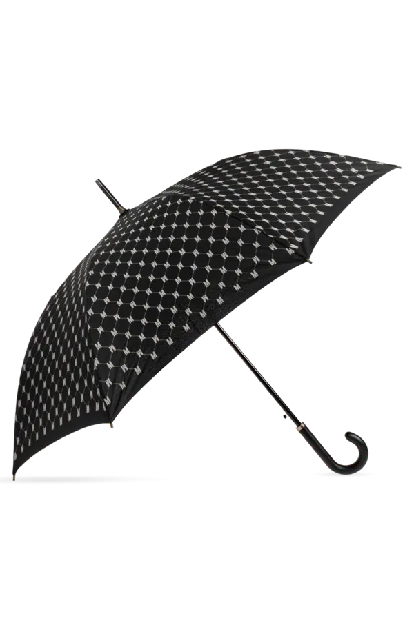 Moschino Parasol With Monogram - Black
