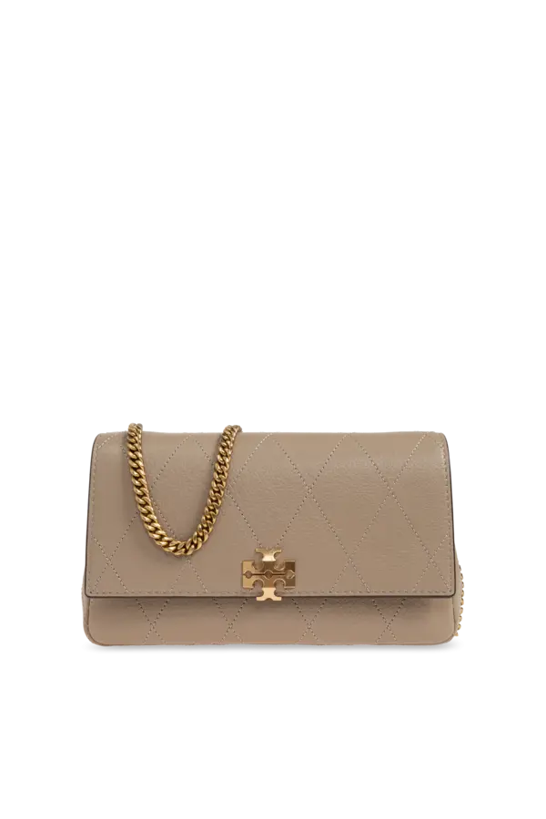 Tory Burch Wallet On A Chain 'charlie - Beige