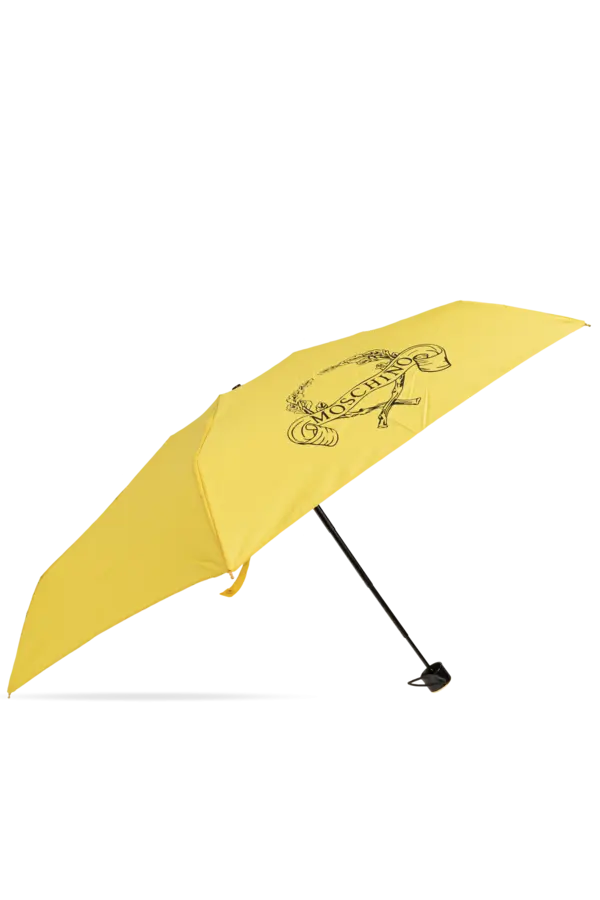 Moschino Small Foldable Umbrella With Logo