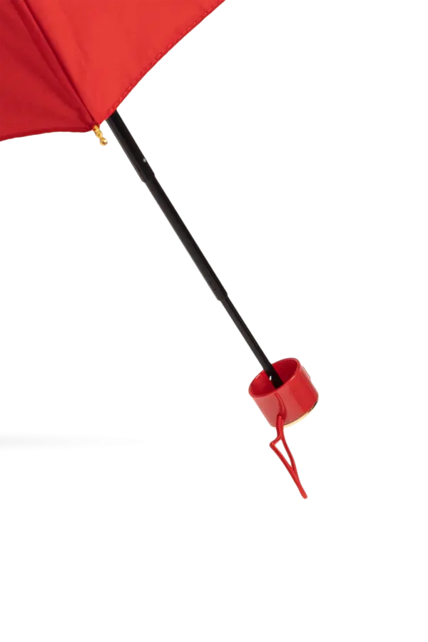 Moschino Small Folding Umbrella With Logo