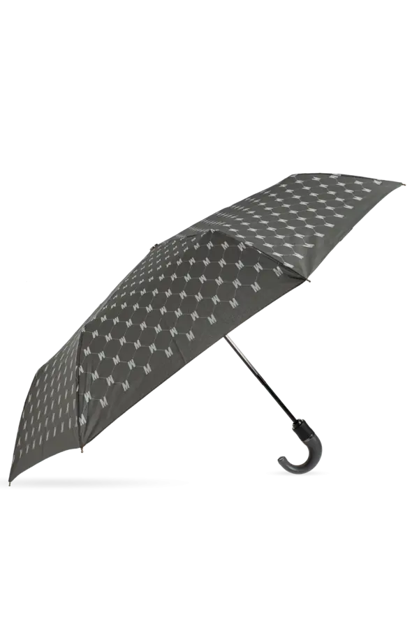 Moschino Folding Umbrella With Monogram