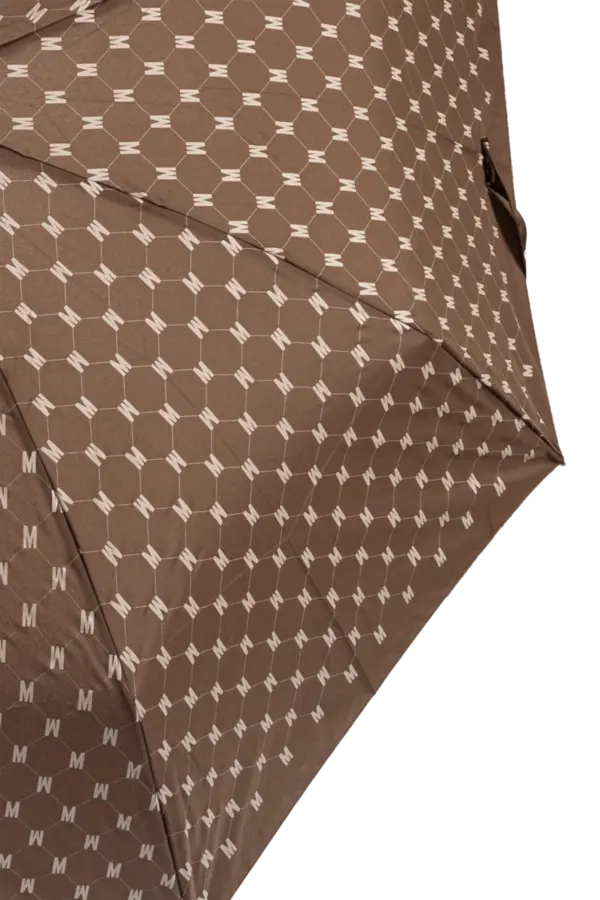 Moschino Folding Umbrella With Monogram