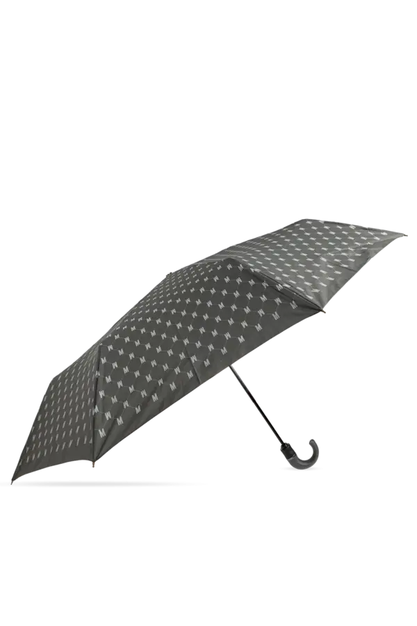 Moschino Folding Umbrella With Monogram