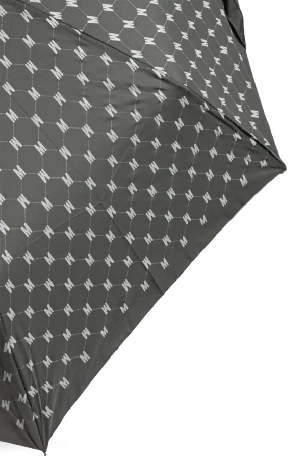 Moschino Folding Umbrella With Monogram