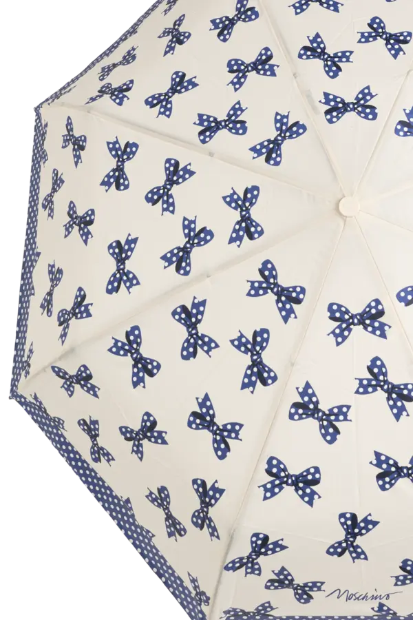 Moschino Folding Umbrella With Print